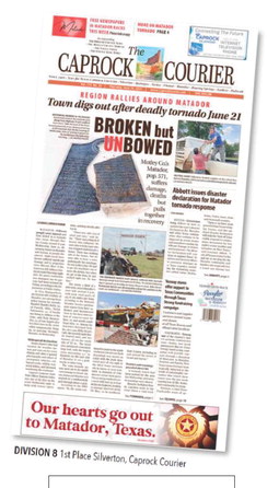 Texas Press Association awards recognize 2023 newspaper issues | Floyd ...