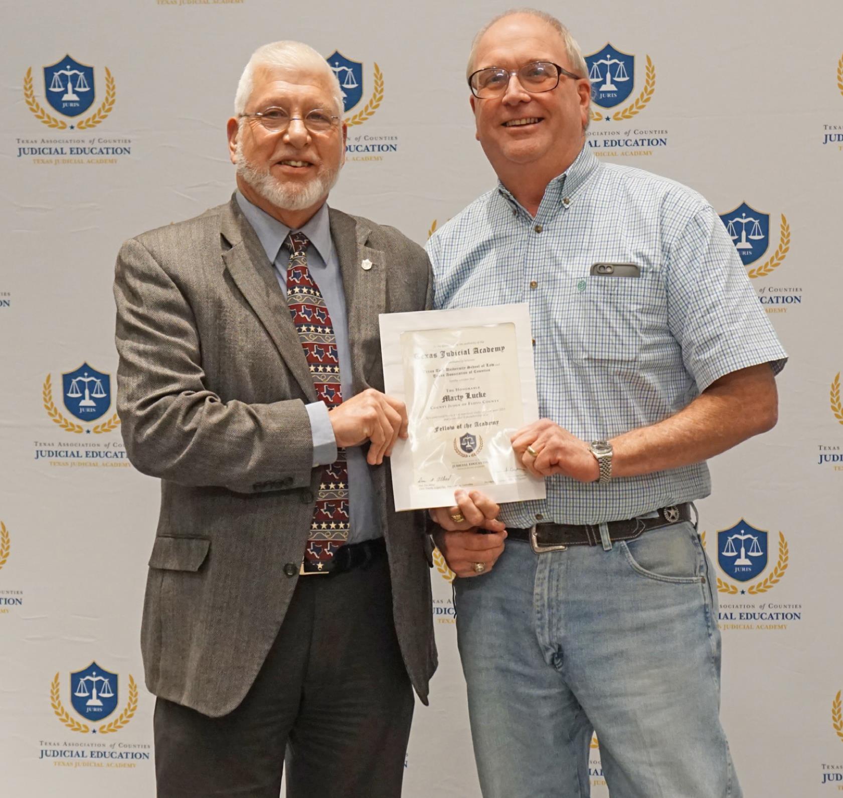 Floyd County judge Lucke honored for education efforts | Floyd County ...